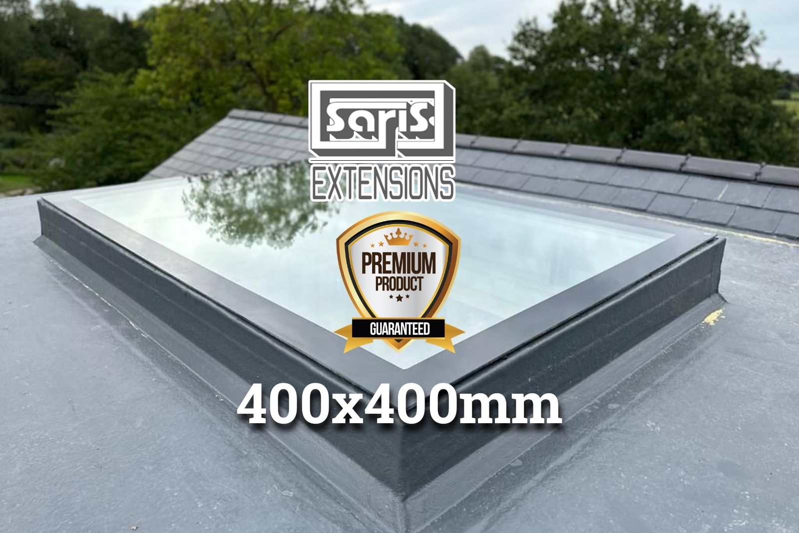 Triple Glazed Skylight 400 x 400 mm - Saris-extensions.co.uk