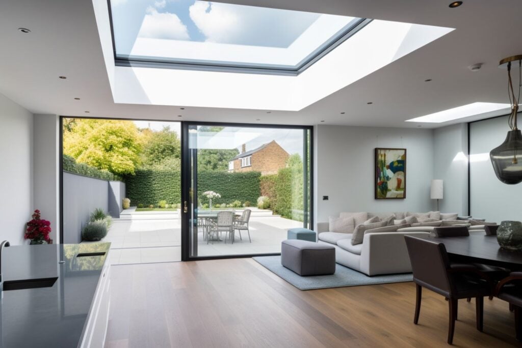 Fixed Frameless Skylight – Custom Size by Saris-Extensions