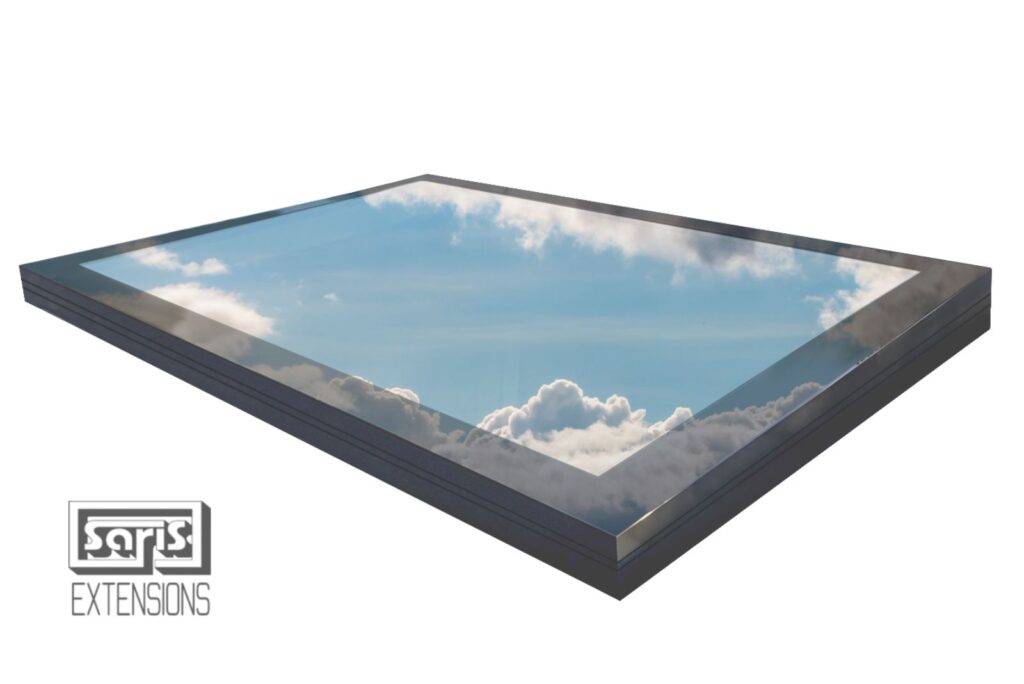 Framed Triple Glazed Skylight 600 × 900 mm with Solar Glass