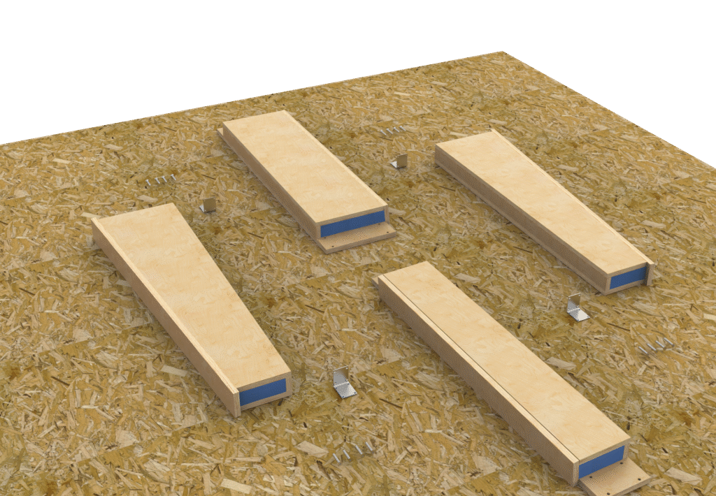 Insulated OSB Upstand 1000 x 2000 mm (for Flat roof)