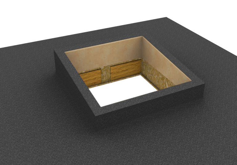 Insulated OSB Upstand 1000 x 2000 mm (for Flat roof)